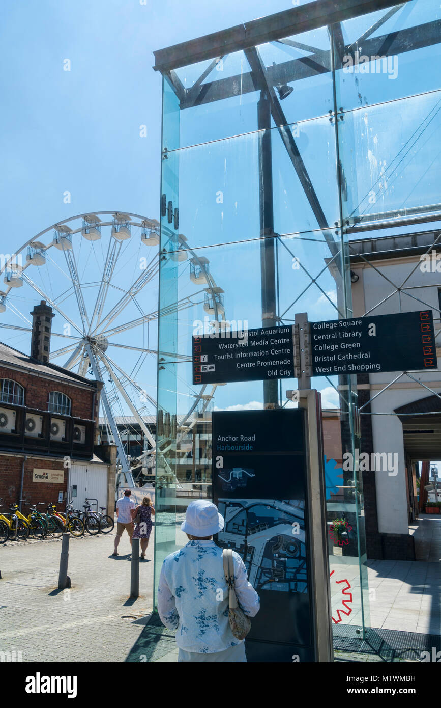 Bristol Harbourside, Waterfront area, England, UK Stock Photo - Alamy