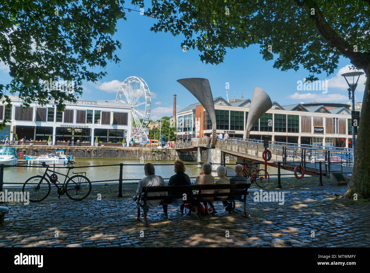 Bristol Harbourside, Waterfront area, England, UK Stock Photo - Alamy