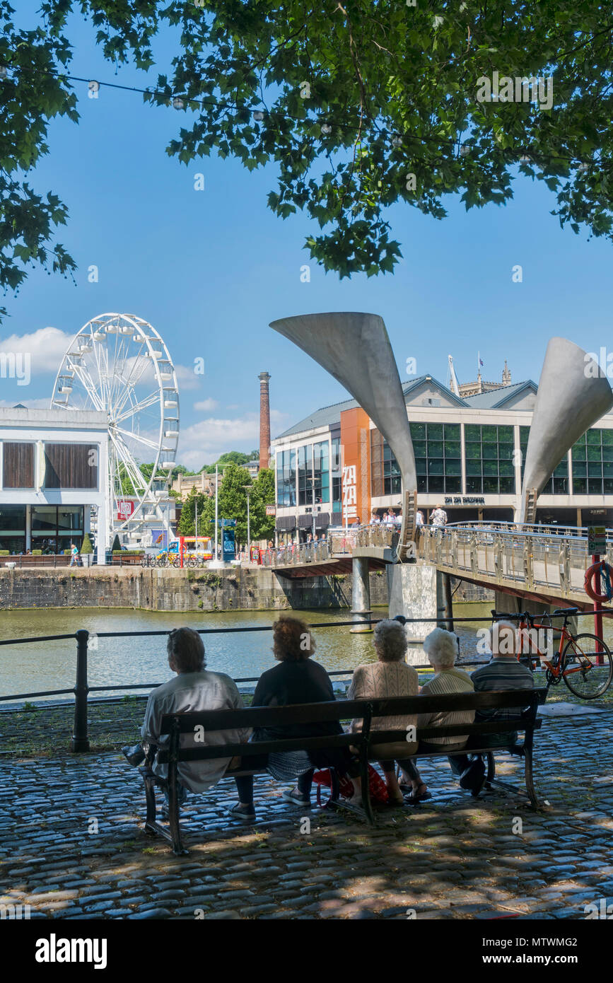Bristol Harbourside, Waterfront area, England, UK Stock Photo - Alamy