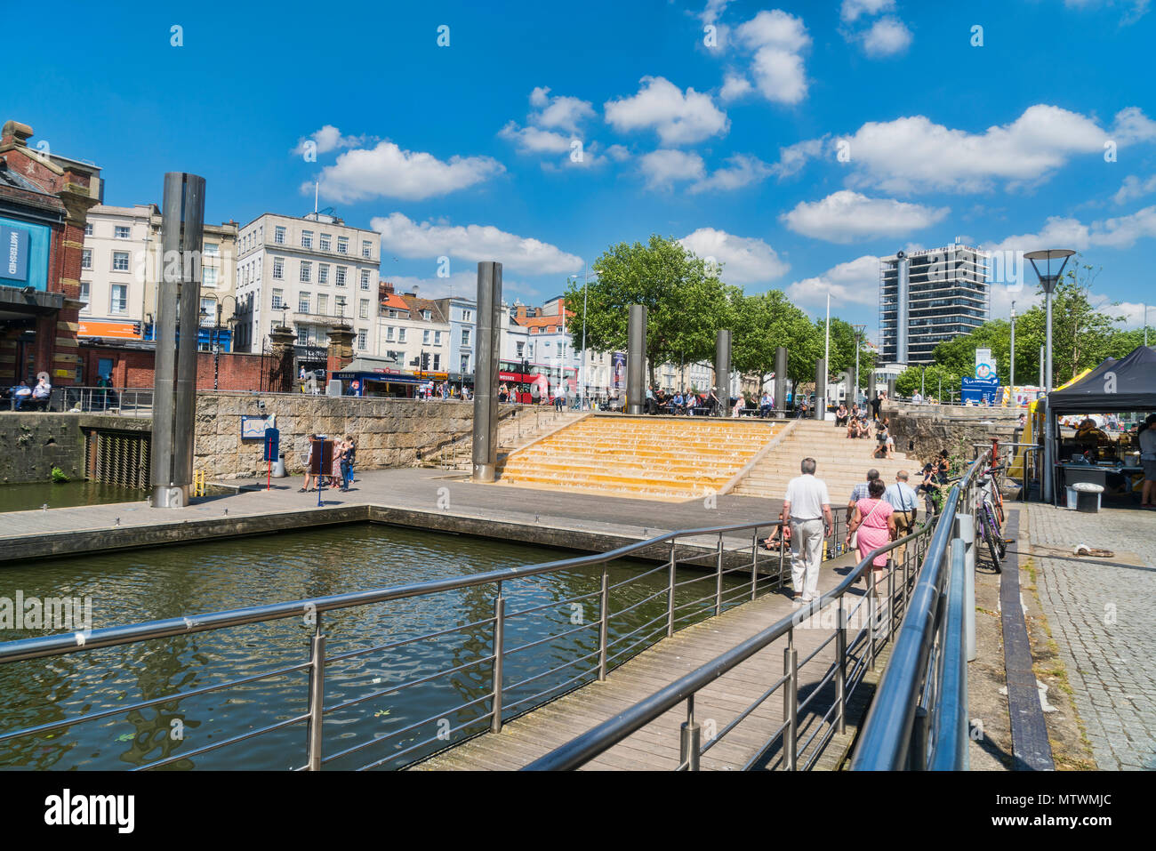 Bristol Harbourside, Waterfront area, England, UK Stock Photo - Alamy