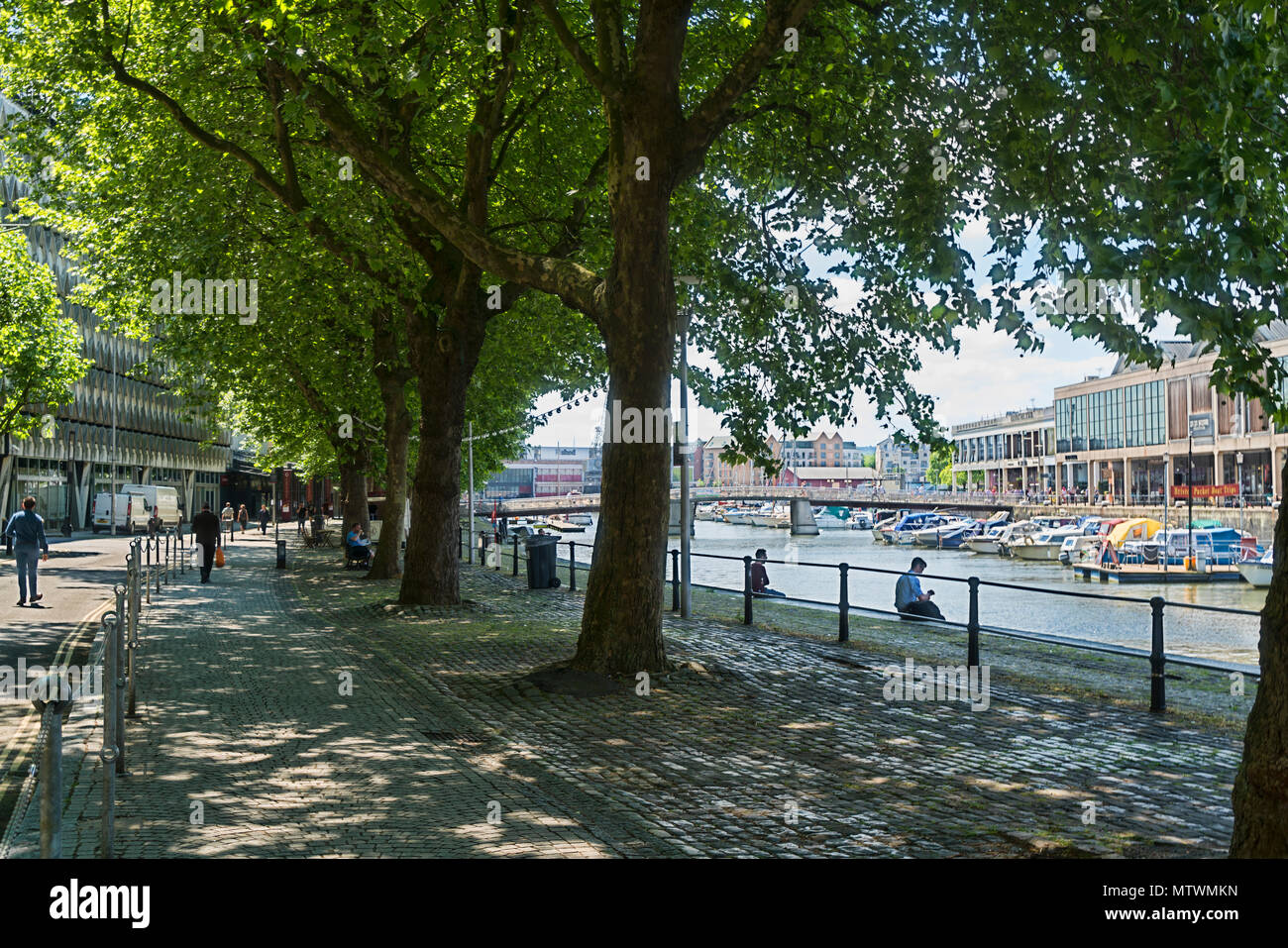 Bristol Harbourside, Waterfront area, England, UK Stock Photo - Alamy
