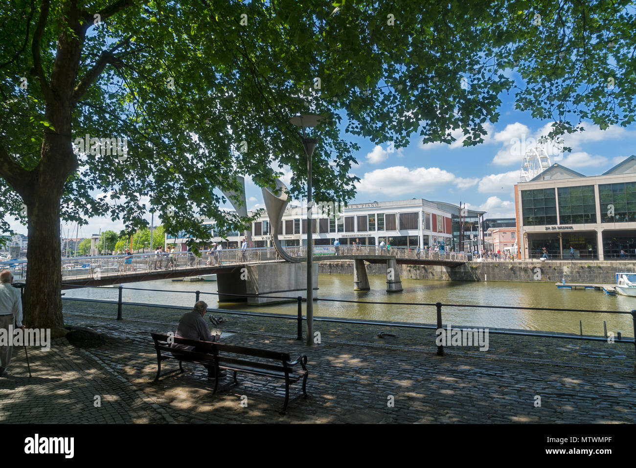 Bristol Harbourside, Waterfront area, England, UK Stock Photo - Alamy