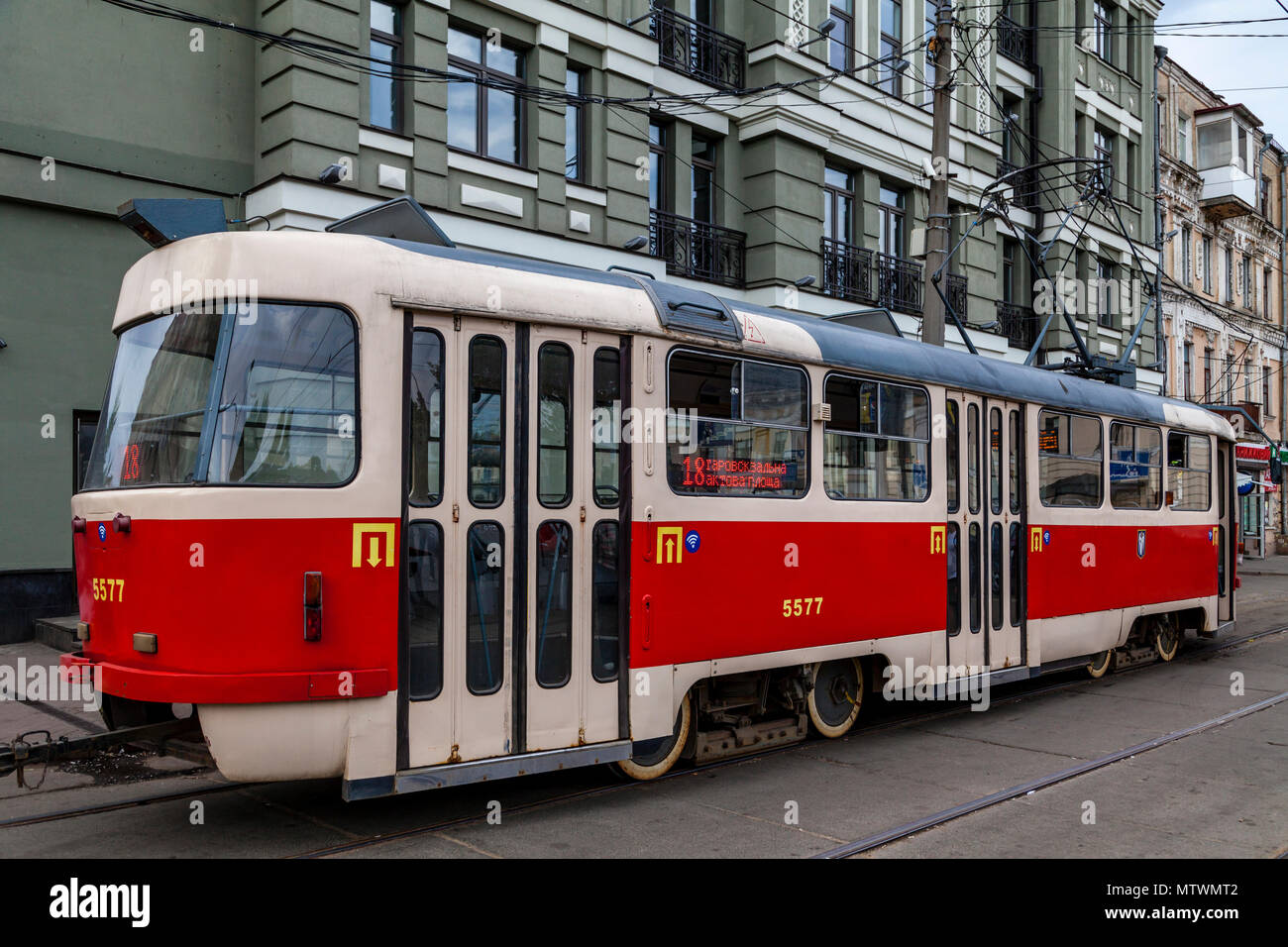 Trolley bus in kiev ukraine hi-res stock photography and images - Alamy