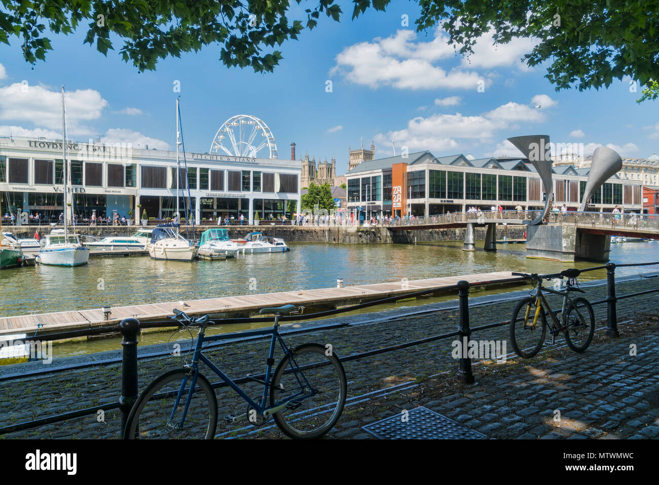 Bristol Harbourside, Waterfront area, England, UK Stock Photo - Alamy
