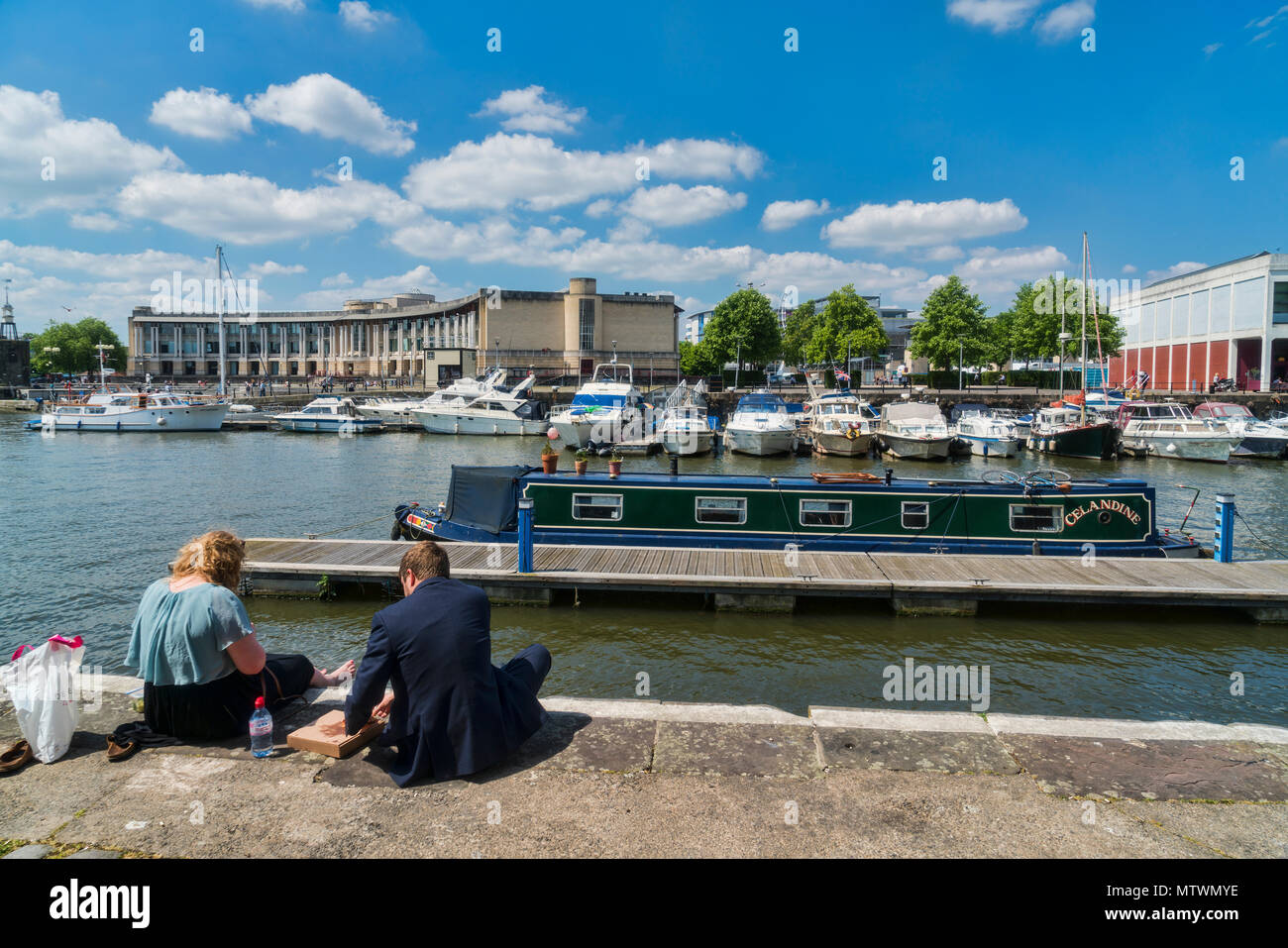 Bristol Harbourside, Waterfront area, England, UK Stock Photo - Alamy
