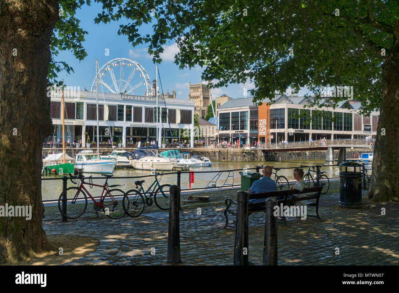 Bristol Harbourside, Waterfront area, England, UK Stock Photo - Alamy