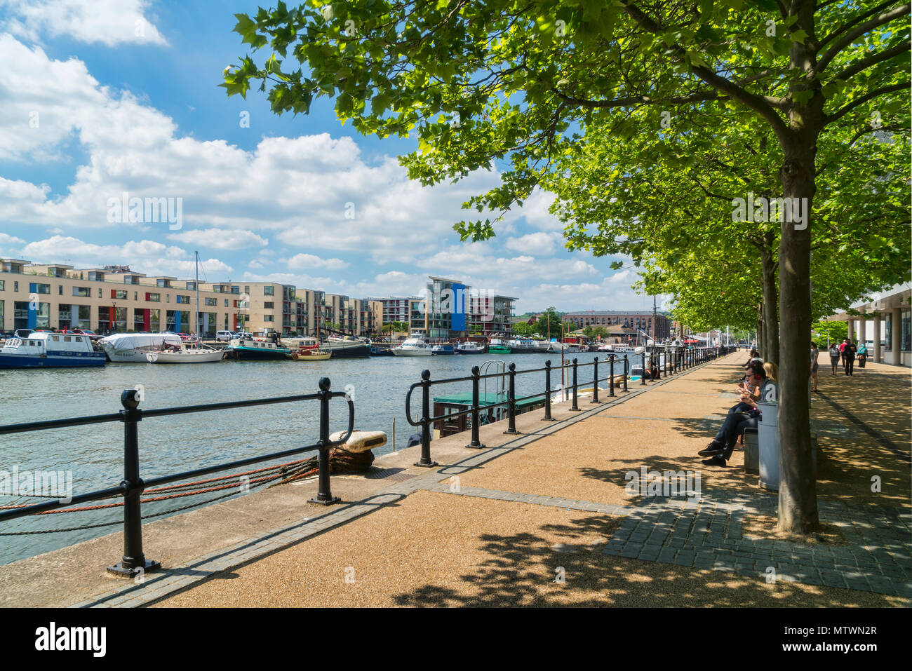 Bristol Harbourside, Waterfront area, Quay, England, UK Stock Photo - Alamy