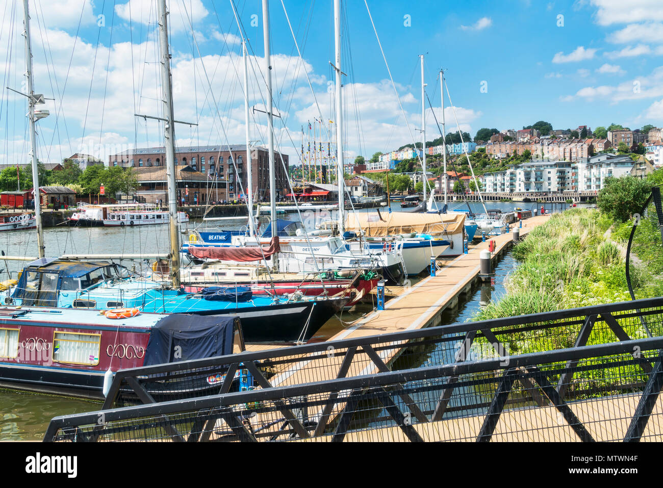 Bristol Harbourside, Waterfront area, Quay, England, UK Stock Photo - Alamy