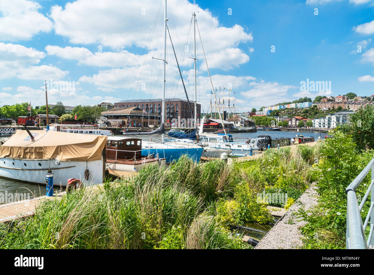 Bristol Harbourside, Waterfront area, Quay, England, UK Stock Photo - Alamy