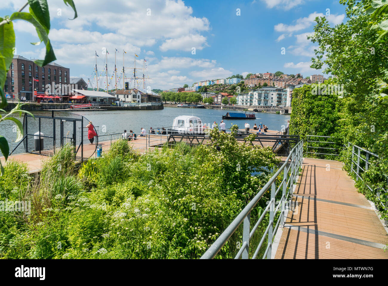 Bristol Harbourside, Waterfront area, Quay, England, UK Stock Photo - Alamy