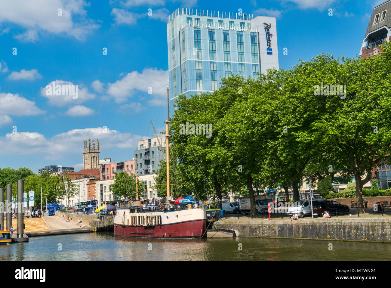 Bristol Harbourside, Waterfront area, England, UK Stock Photo - Alamy