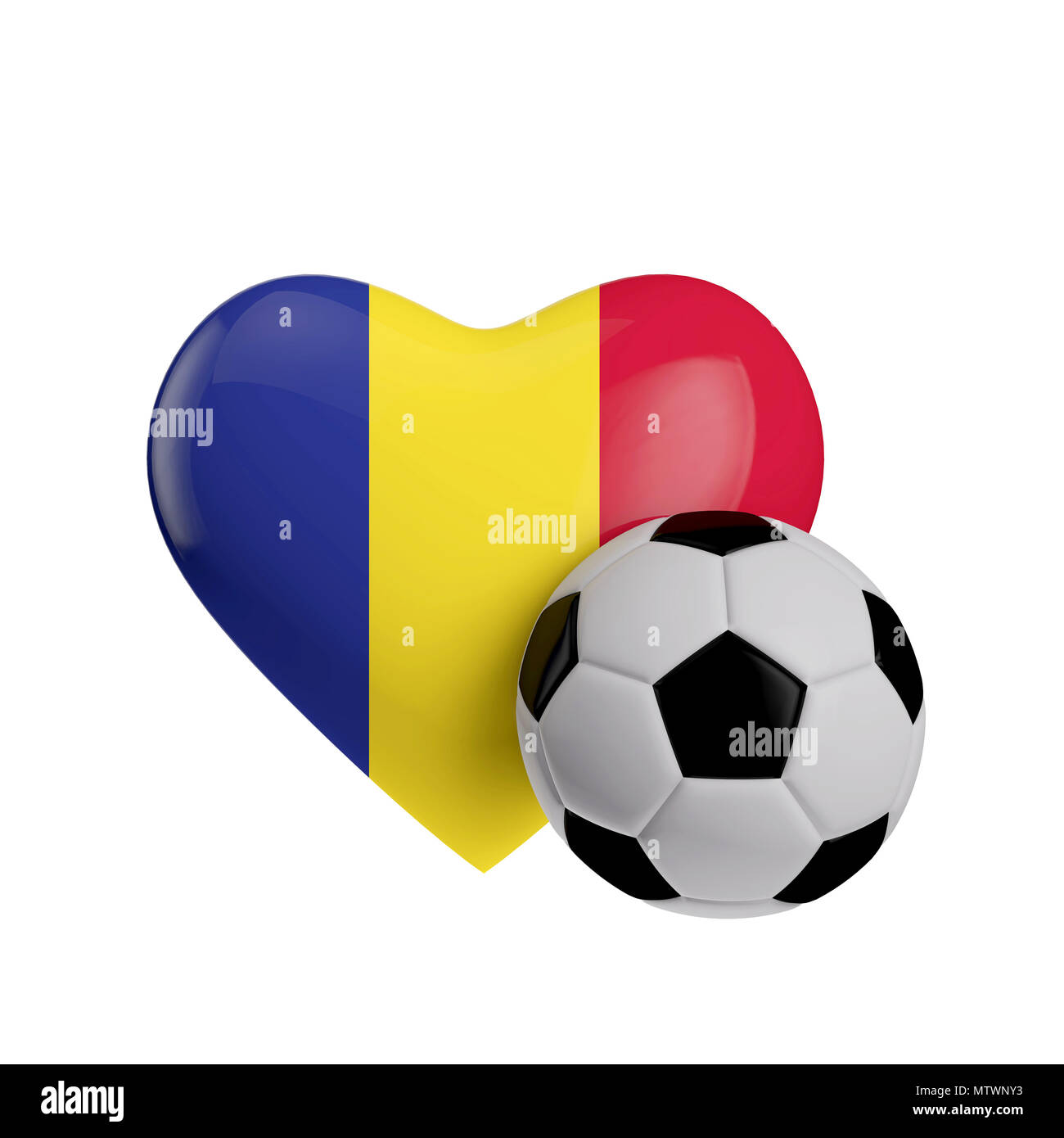 Love romania symbol heart flag hi-res stock photography and images - Alamy