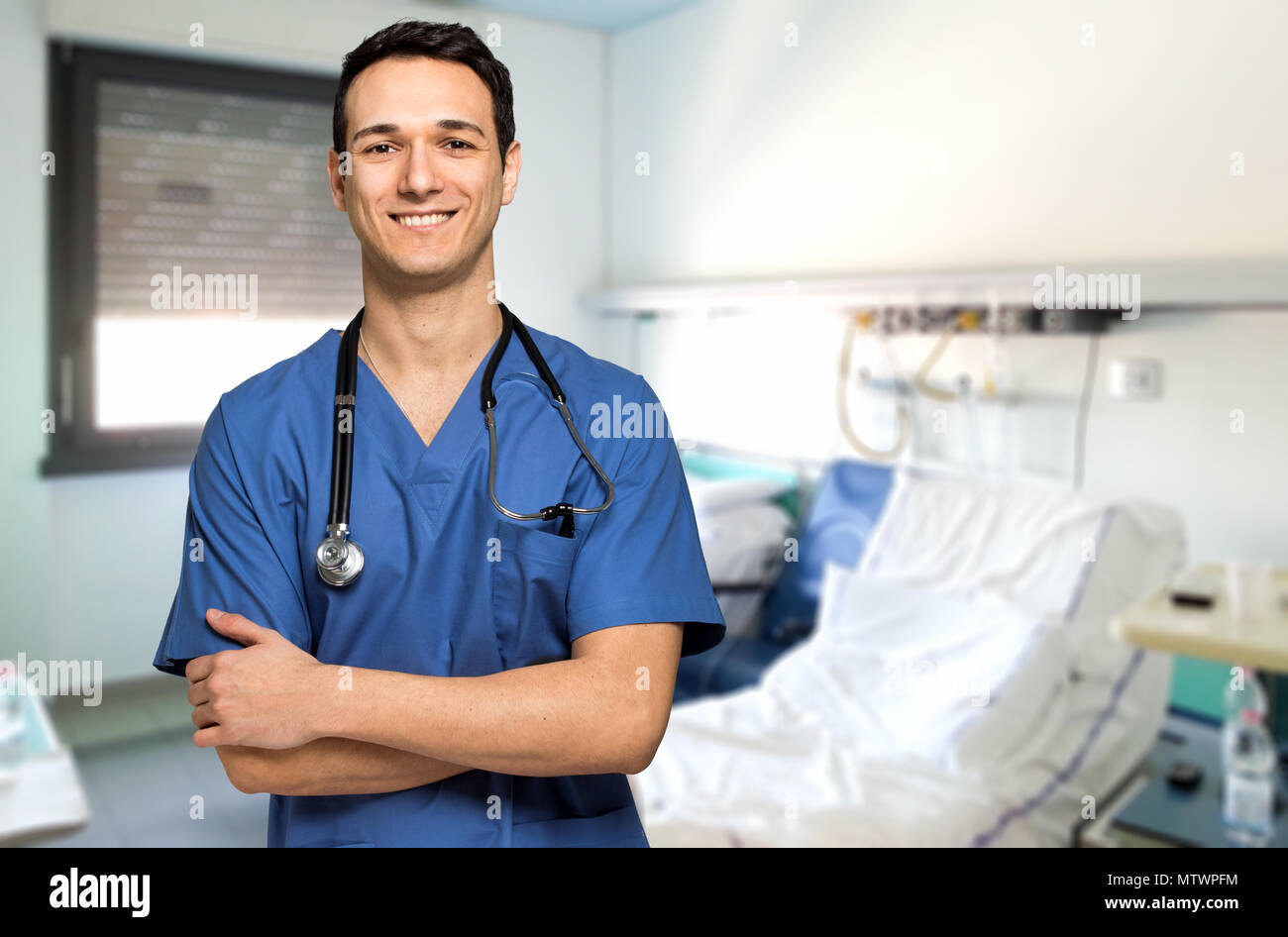 Young handsome doctor medical student hi-res stock photography and ...