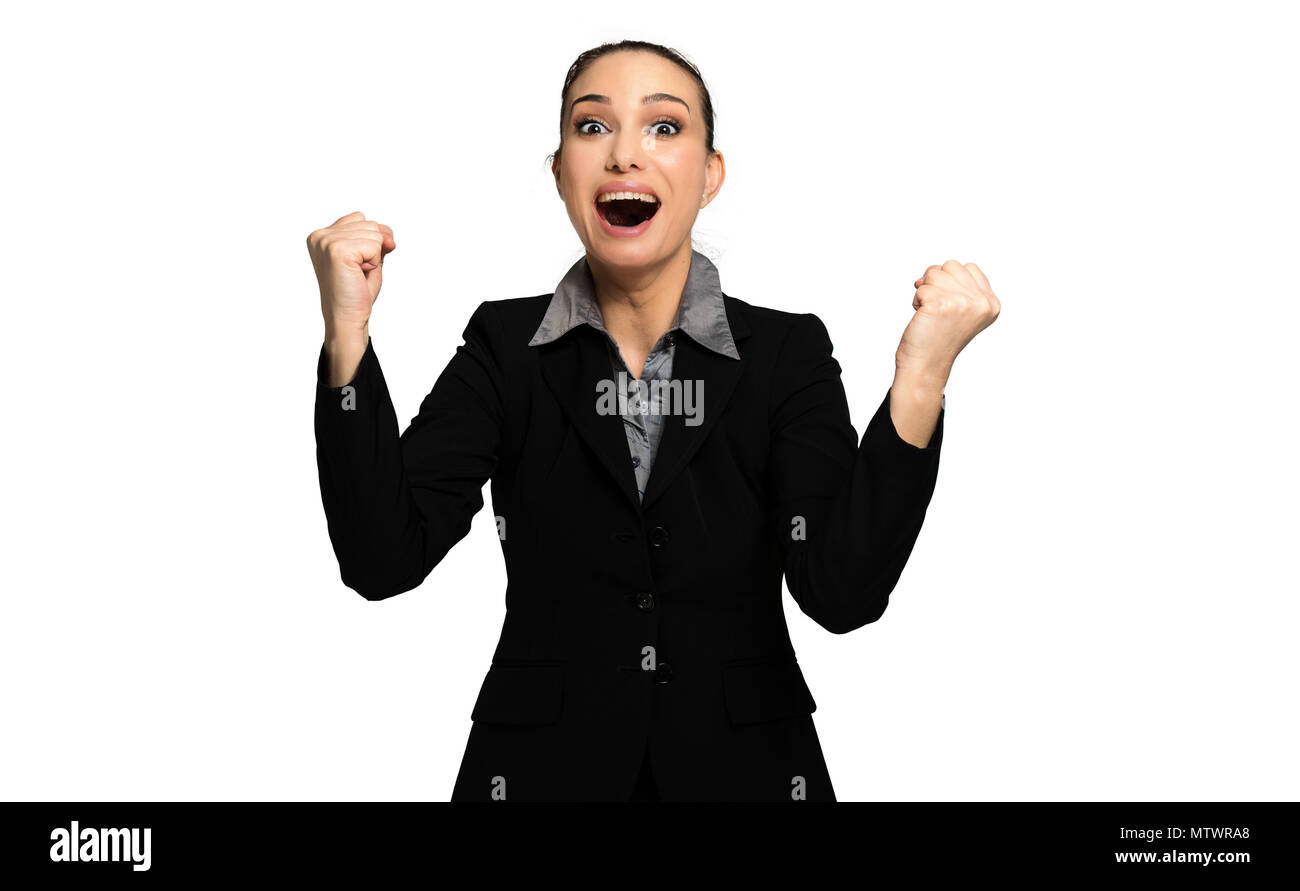 Victory pose hi-res stock photography and images - Alamy