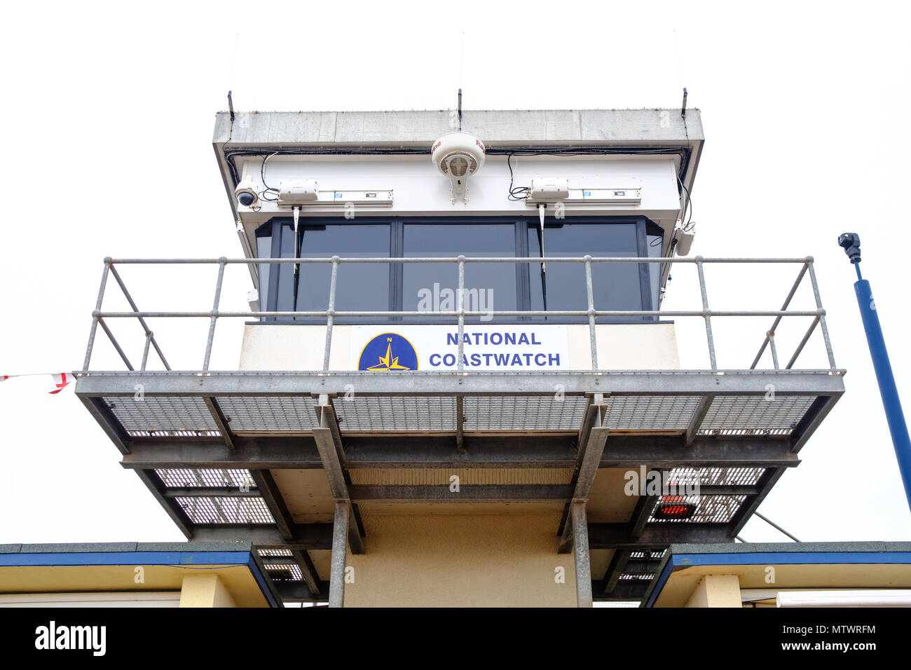 The National Coastwatch tower in Teignmouth, Devon, United Kingdom ...