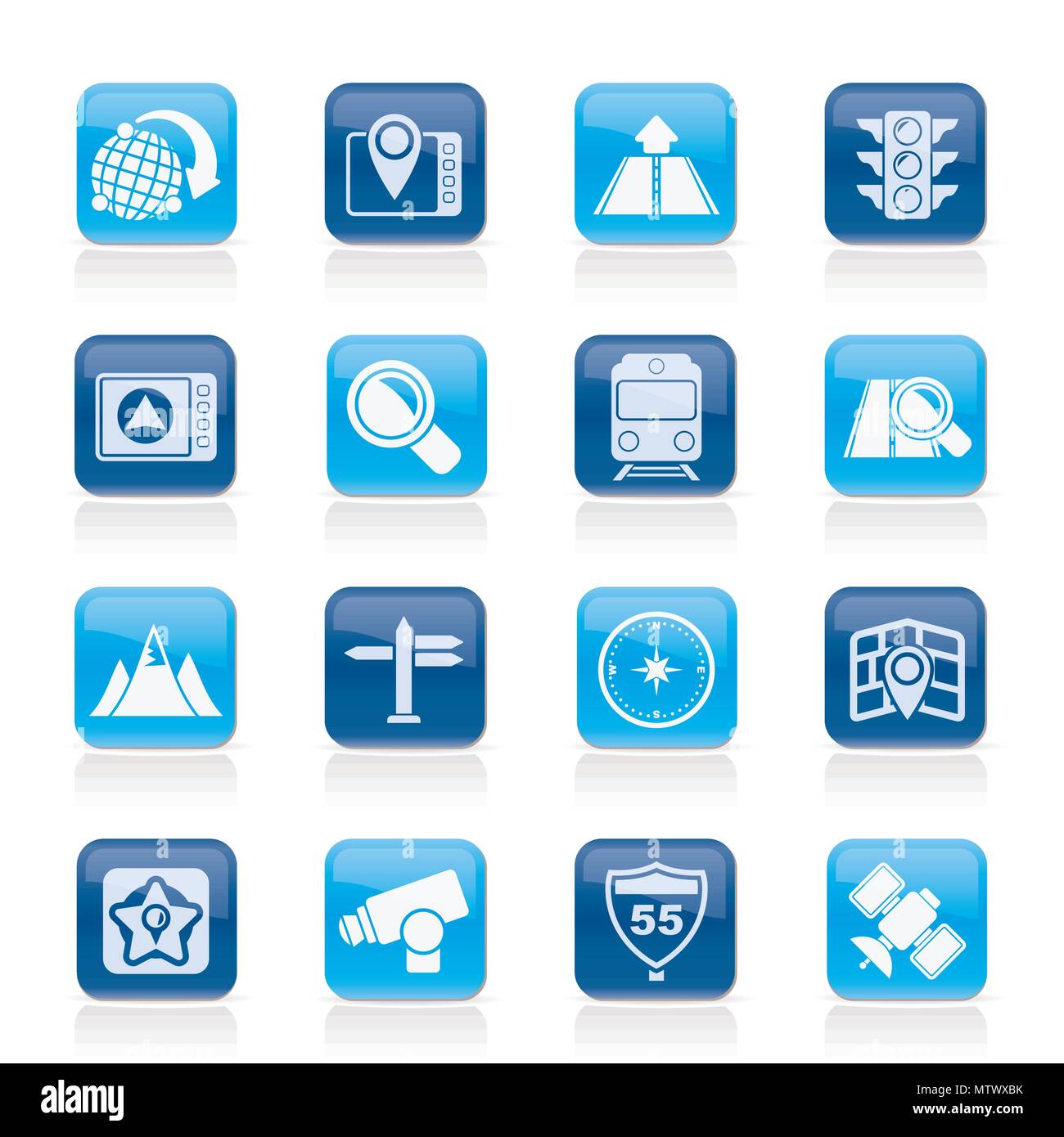 Railway station arrow Stock Vector Images - Alamy