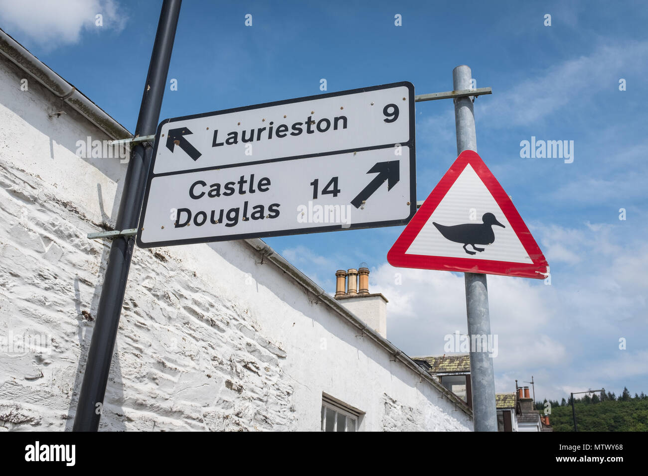 Traffic signs scotland hi-res stock photography and images - Alamy