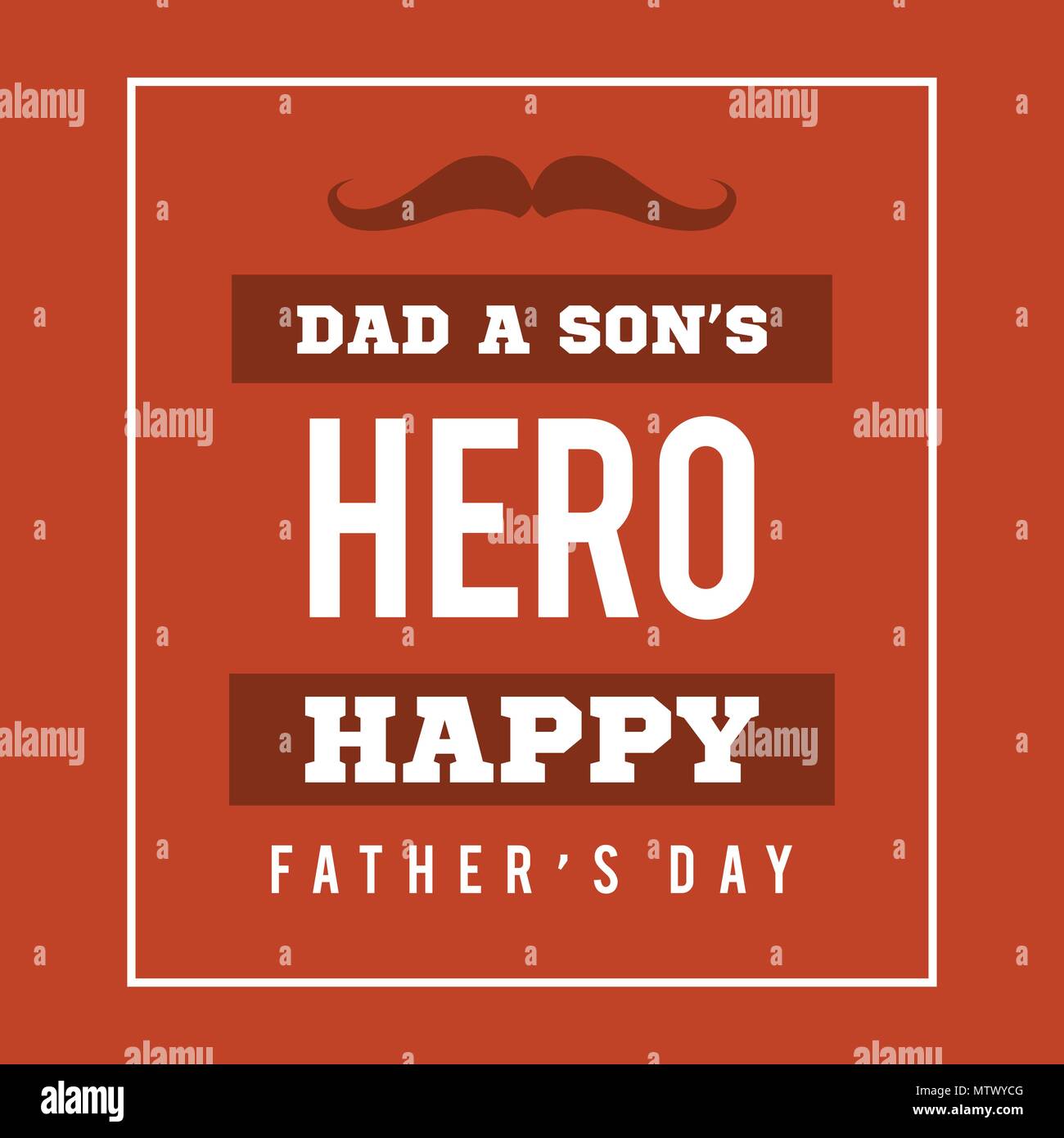 Father day background card red Stock Vector Image & Art - Alamy