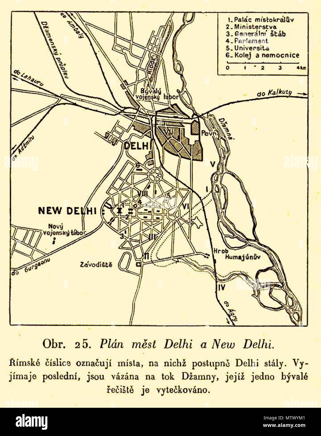 Map of new delhi hi-res stock photography and images - Alamy