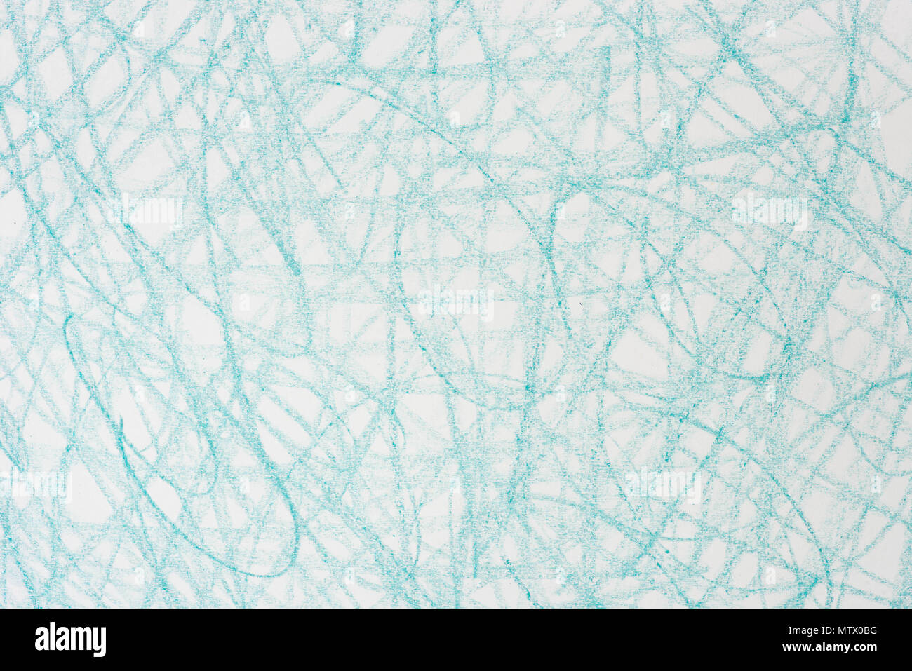 blue crayon doodles on white paper background texture Stock Photo - Alamy