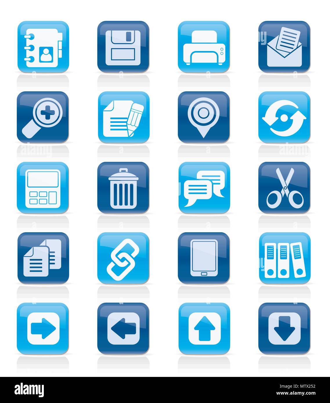 Cut copy paste icons hi-res stock photography and images - Alamy