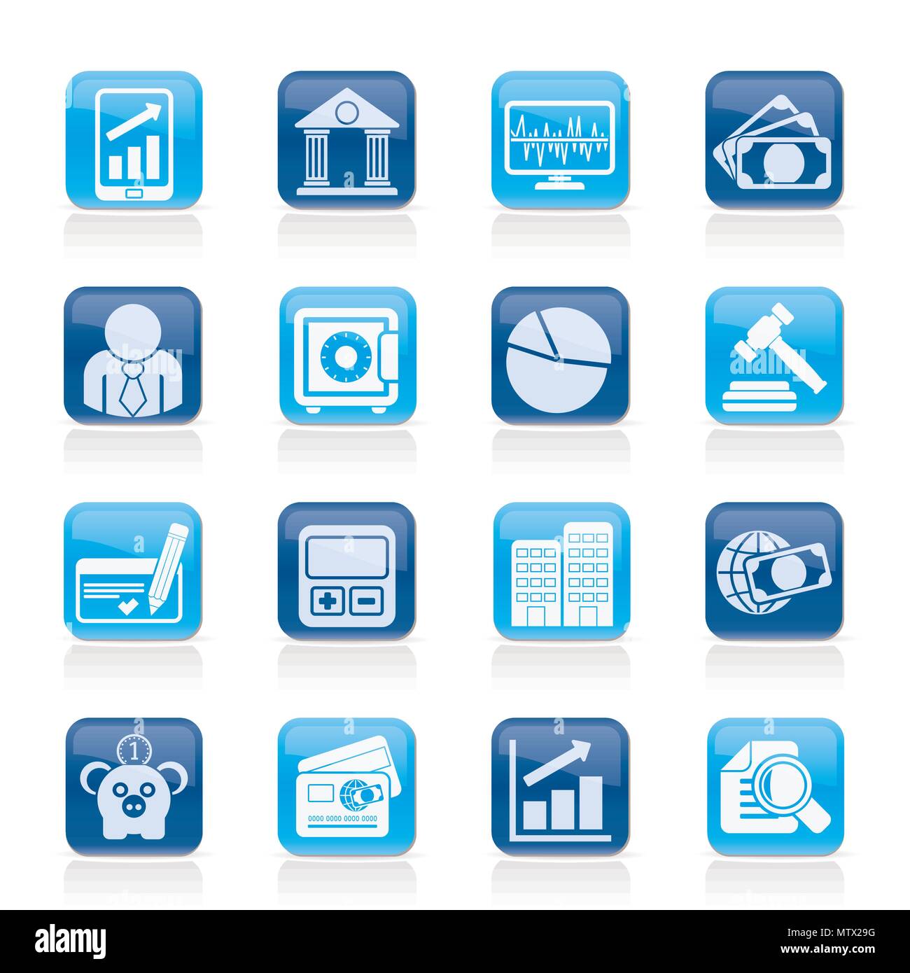 Banker calculator Stock Vector Images - Alamy