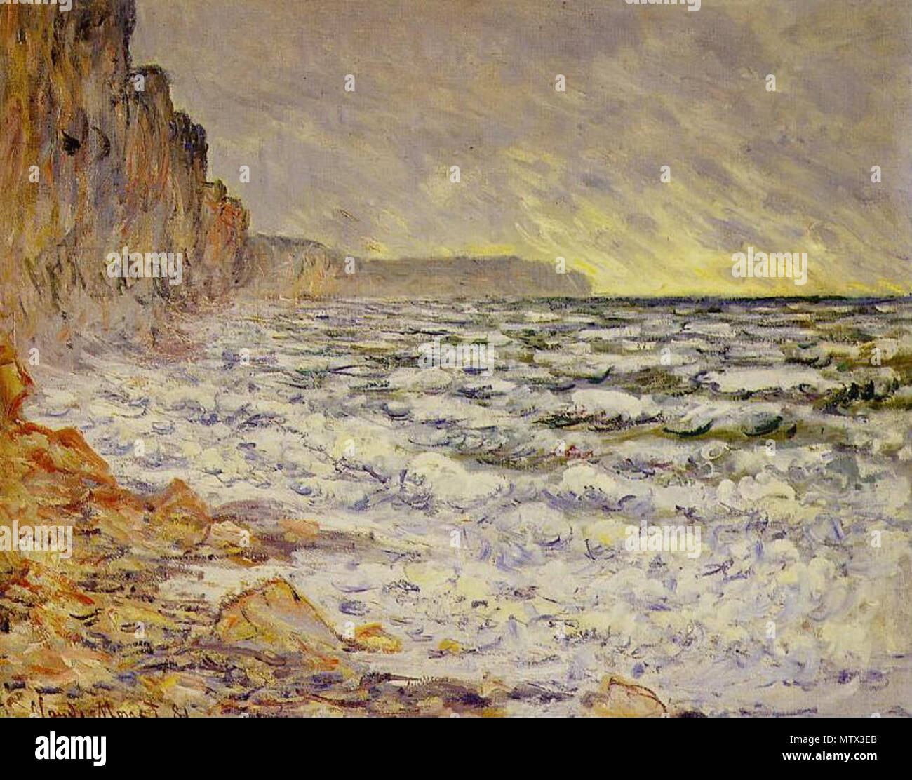 Monet sea and boats impressionism hi-res stock photography and images ...