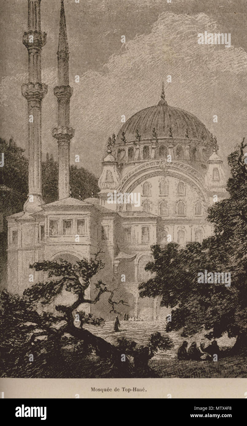 426 Mosquée de Top-Hané - De Amicis Edmondo - 1883 Stock Photo - Alamy