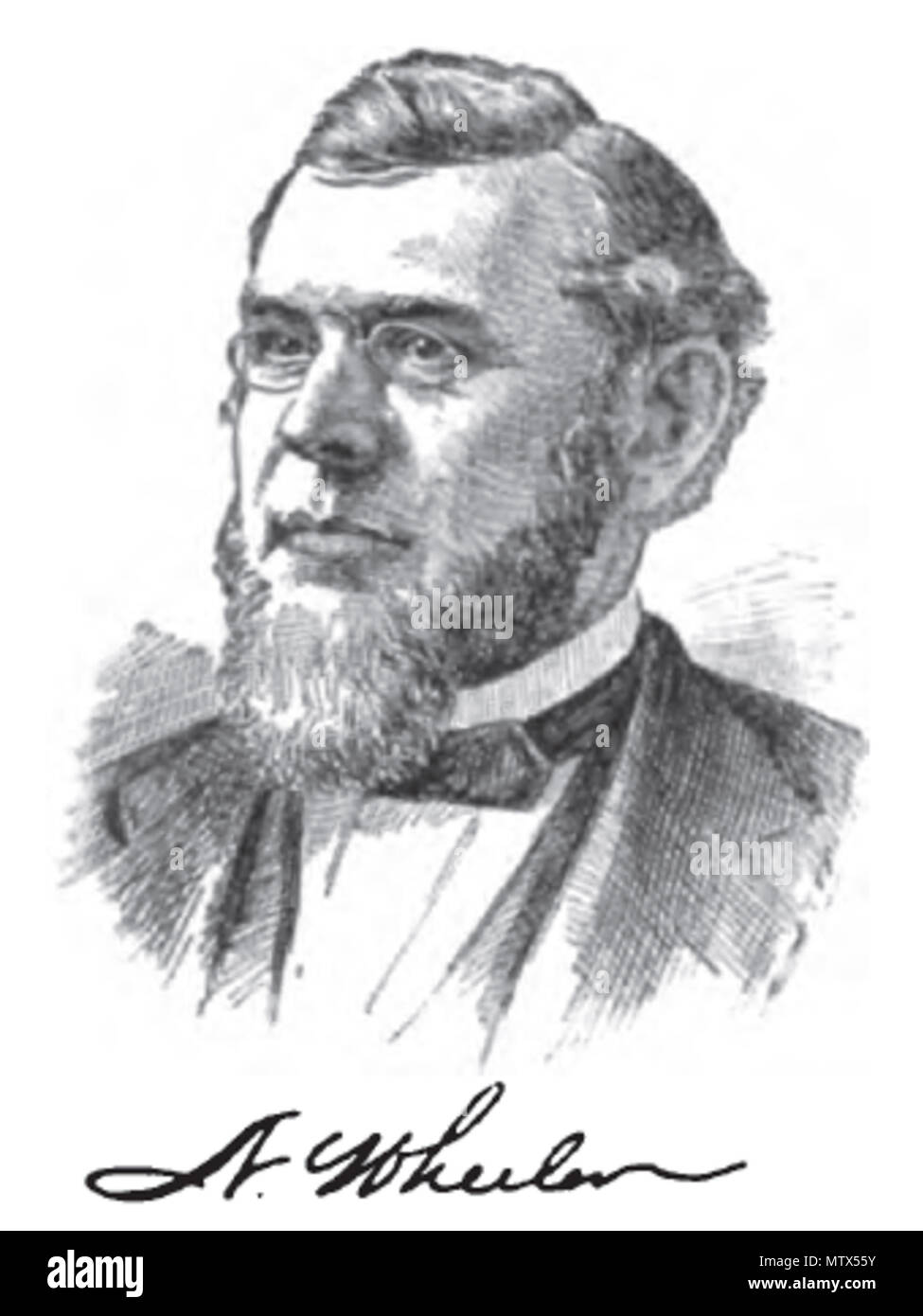 . Nathaniel Wheeler . 1899. Unknown 438 Nathaniel Wheeler Stock Photo ...