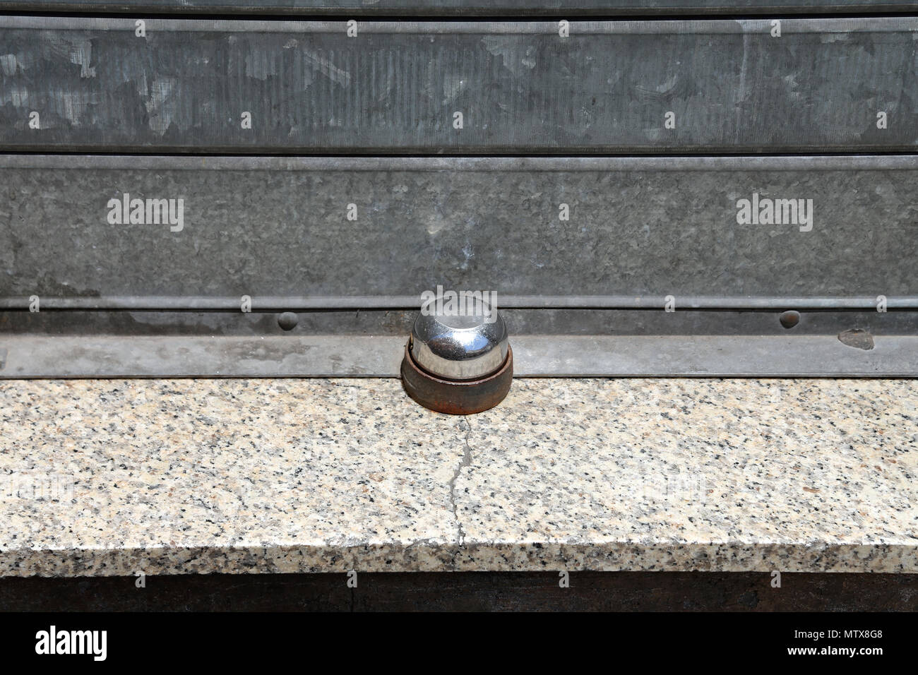 Sphere Dome Steel Lock For Shop Safety Stock Photo - Alamy