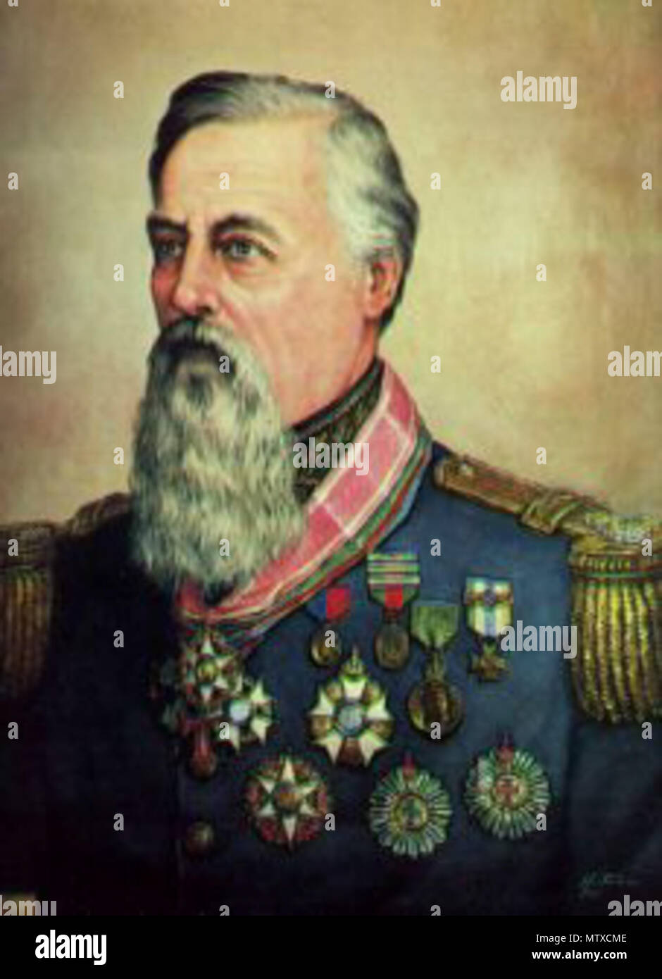 . Português: Marechal Emílio Luiz Mallet, Barão de Itapevi . sec XIX. N ...