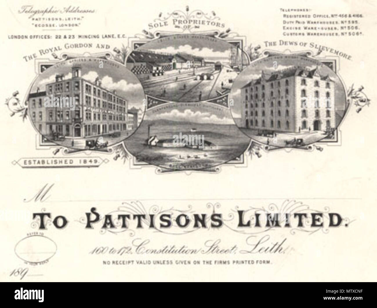. English: letterhead of Pattison's Ltd. 3 August 2011. Pattison's ...