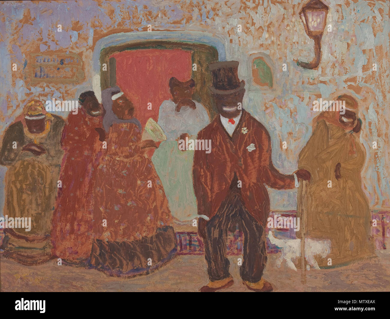 . Español: Obra 'Viejo verde” del pintor uruguayo Pedro Figari. Óleo ...