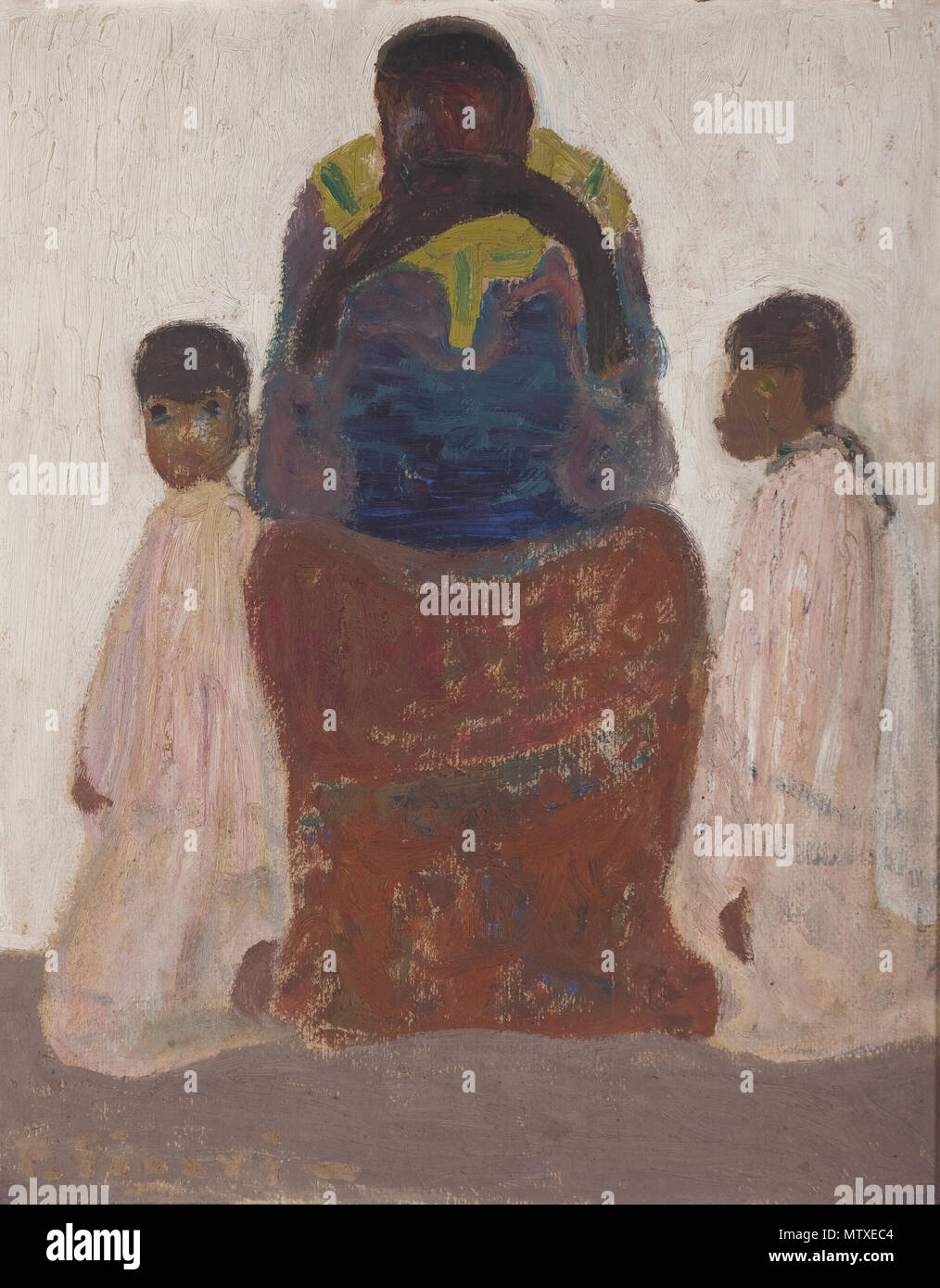 . Español: Obra 'Miseria” del pintor uruguayo Pedro Figari. Óleo sobre ...