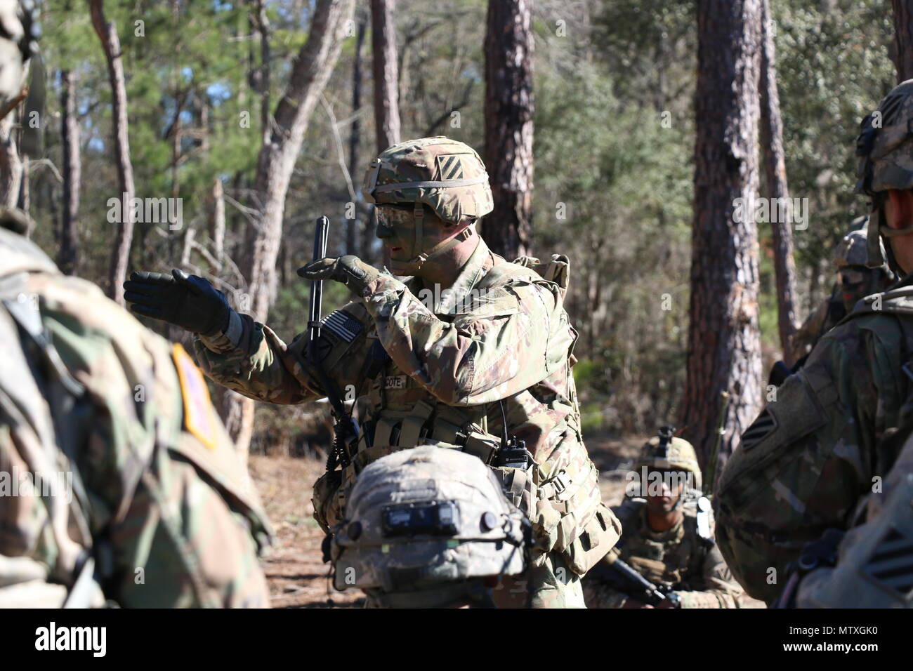 Lt. Col. Brian Ducote, commander of 3rd Battalion, 7th Infantry ...