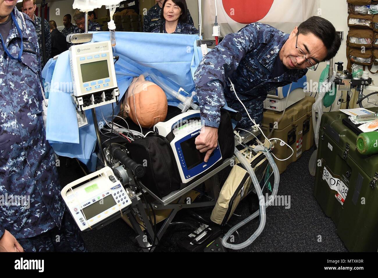 YOKOSUKA, Japan (Jan. 31, 2017) - Rear Adm. Michiya Sato, Surgeon ...
