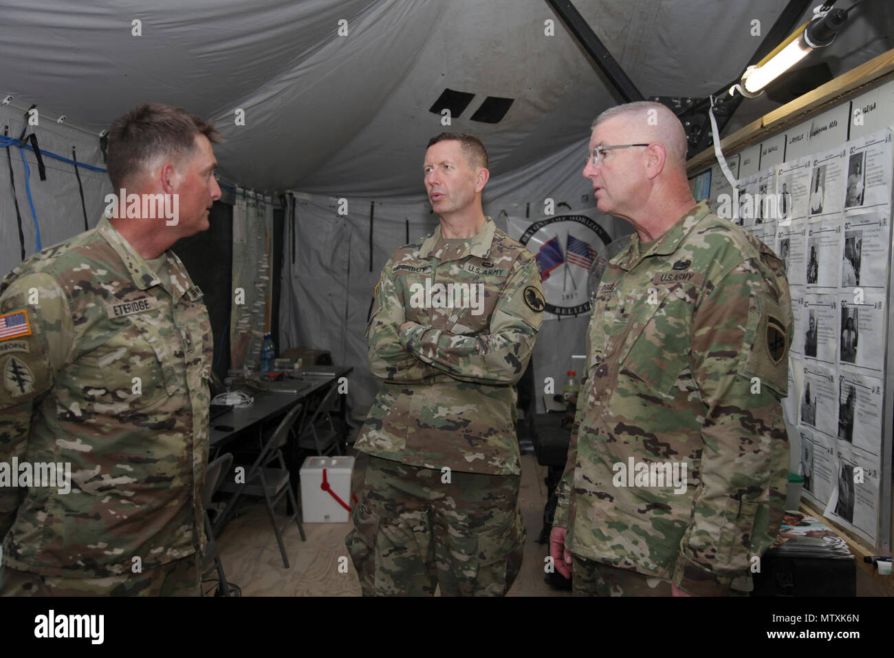 U.S. Army Sgt. 1st Class John Etheridge, with the 128th Mobile Public ...
