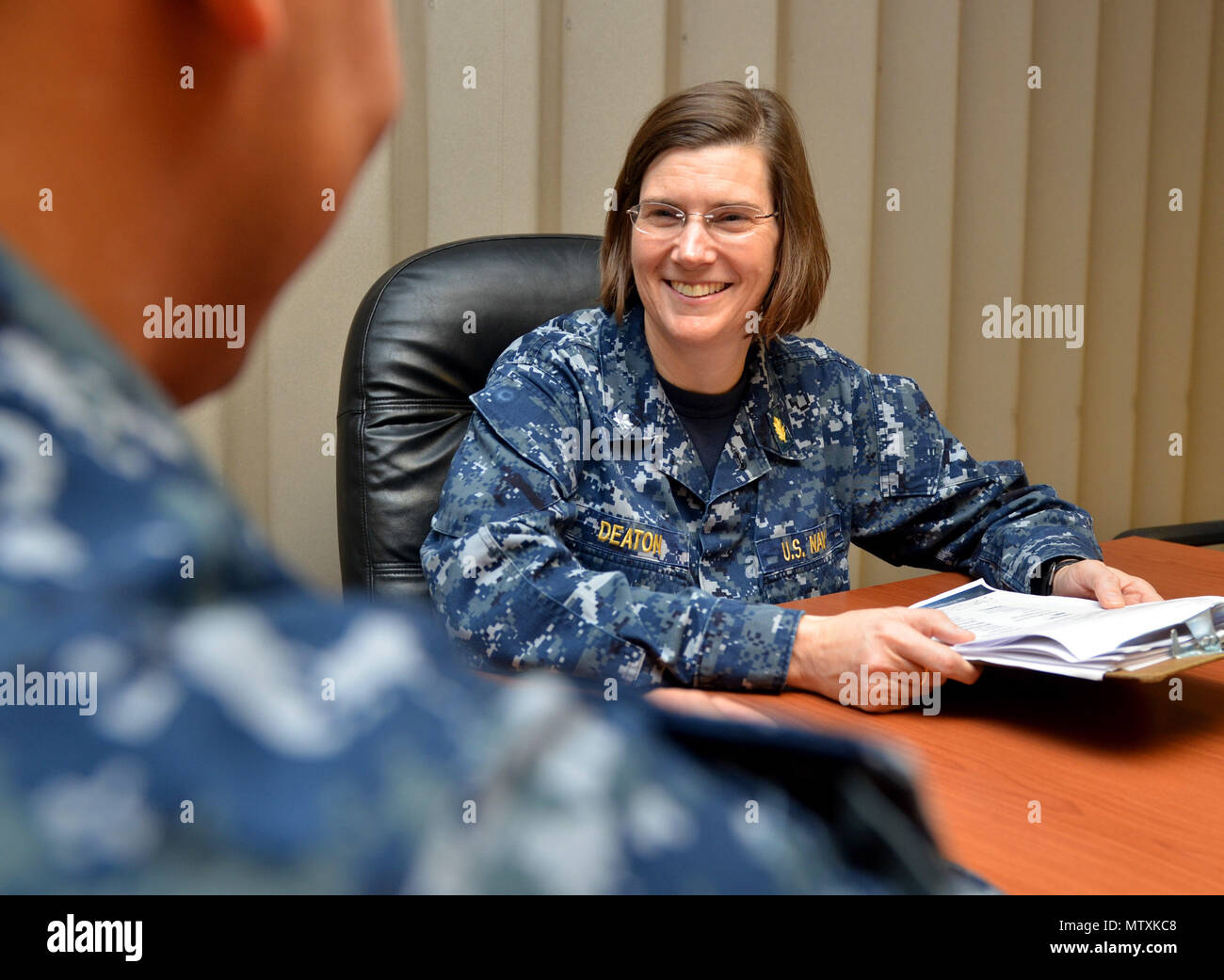 KINGS BAY, Ga. (Jan. 10, 2017) – Cmdr. Laura Deaton, Naval Branch ...