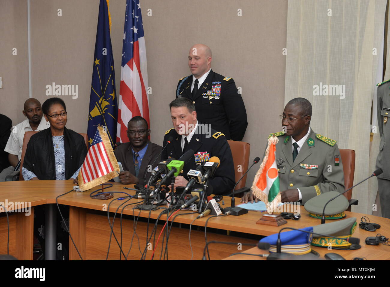 The Indiana National Guard and the Republic of Niger signed a state ...