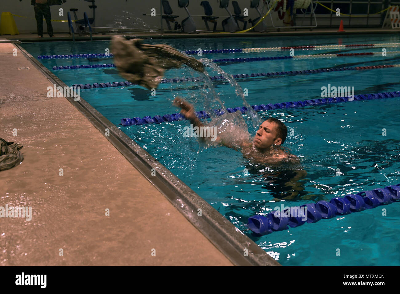 South Carolina Army National Guard Staff Sgt. James Oliver, a basic ...