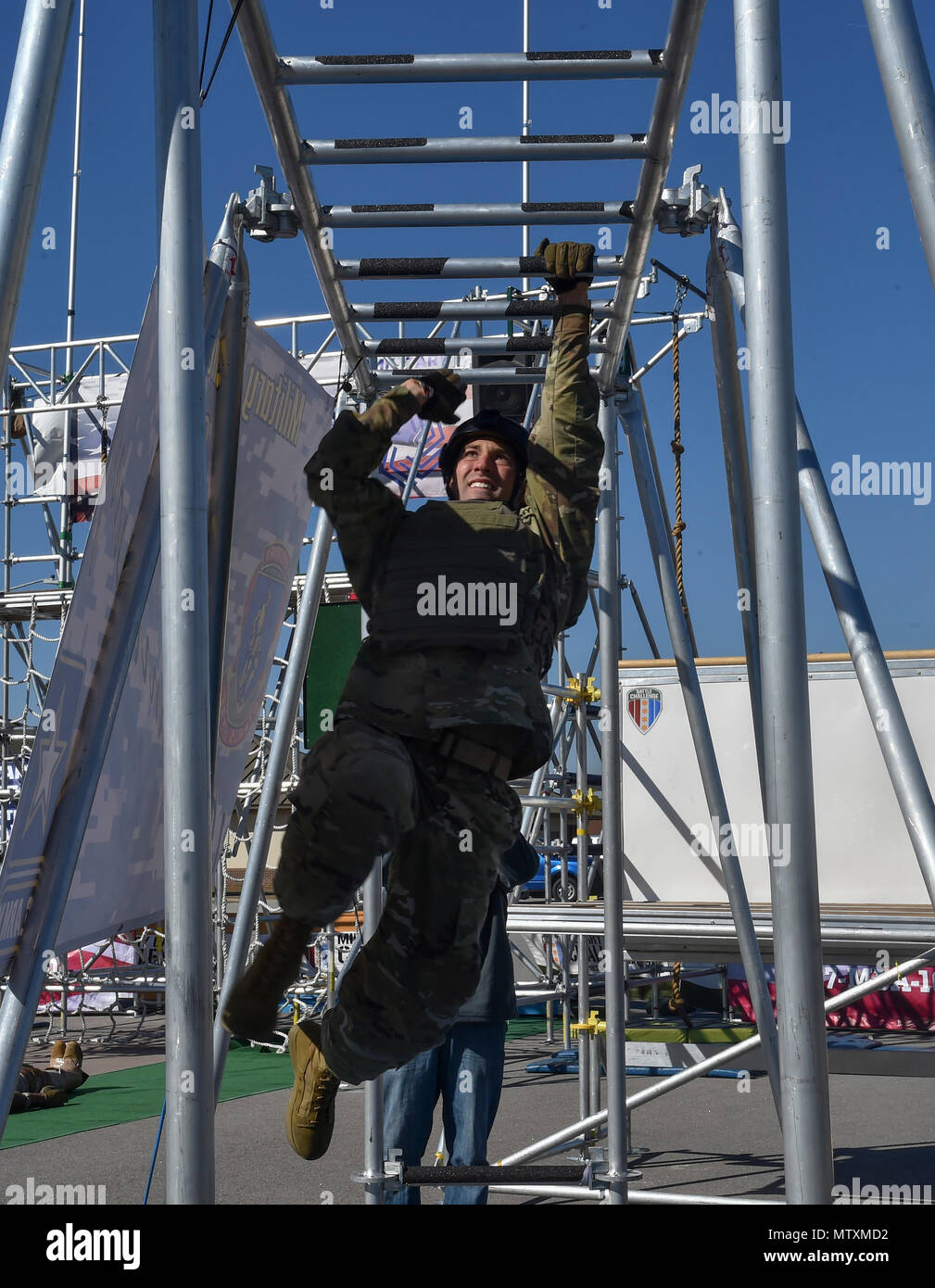 Crawl under the cargo net hi-res stock photography and images - Alamy
