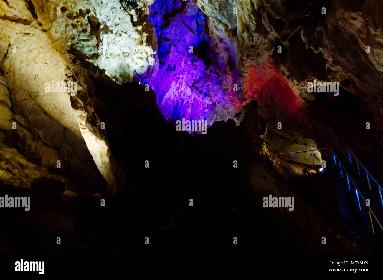 Cave Vrelo on Matka, R. Macedonia Stock Photo - Alamy