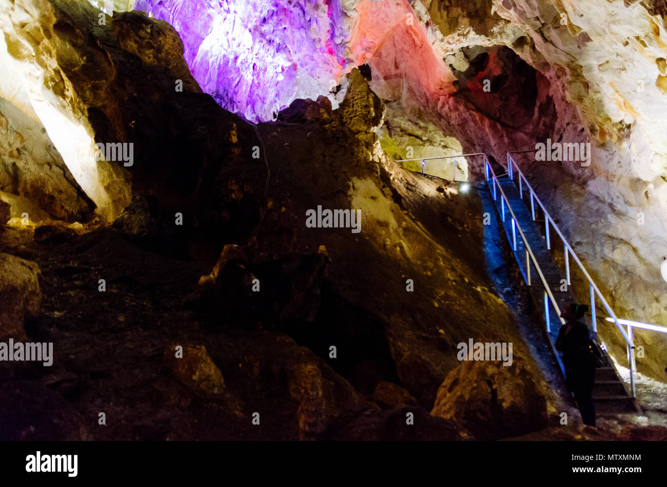 Cave Vrelo on Matka, R. Macedonia Stock Photo - Alamy