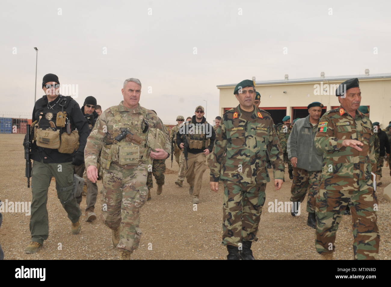 Maj. Gen. Richard G. Kaiser, commanding general of Combined Security ...