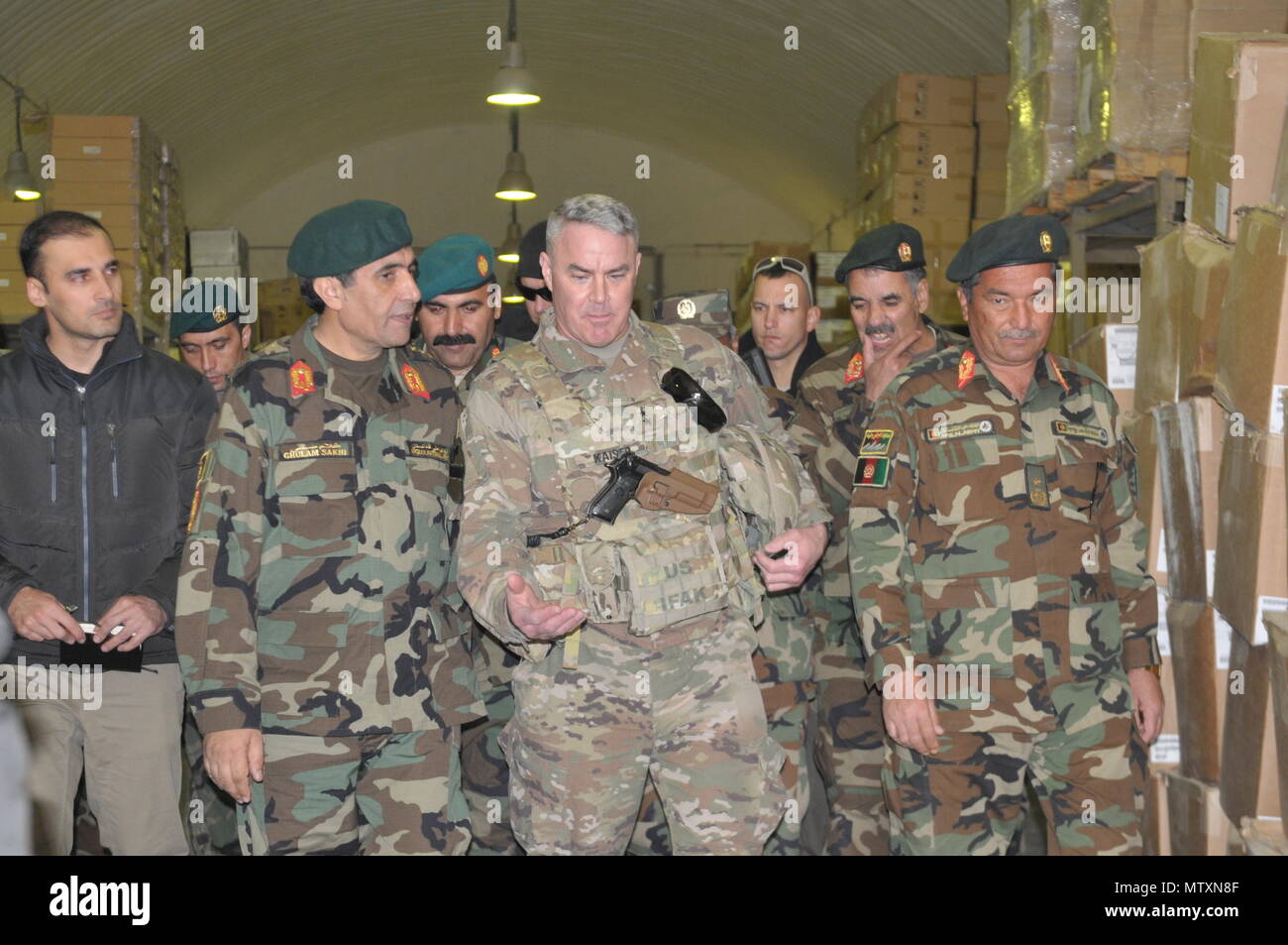 Maj. Gen. Richard G. Kaiser, commanding general of Combined Security ...