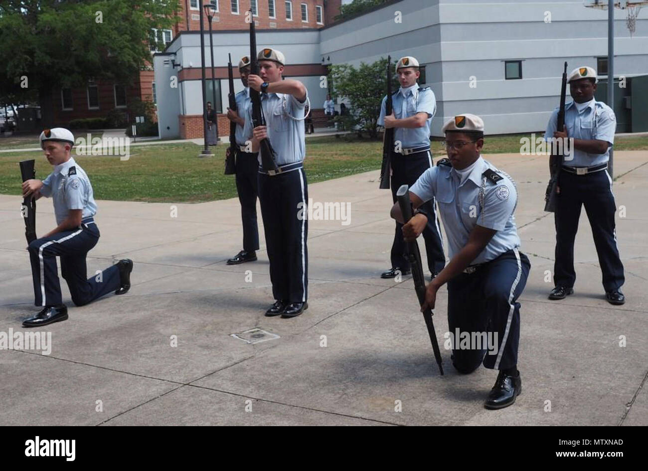 The Air Force JROTC Spring Valley Drill team displays why they are a ...