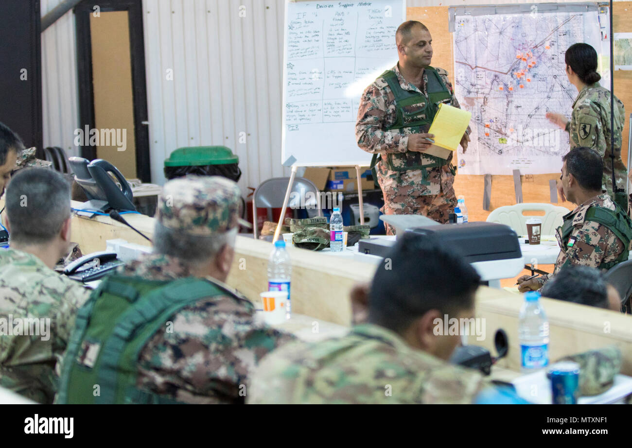 The tactical operations center, or TOC, for Exercise Eager Light 2017 ...