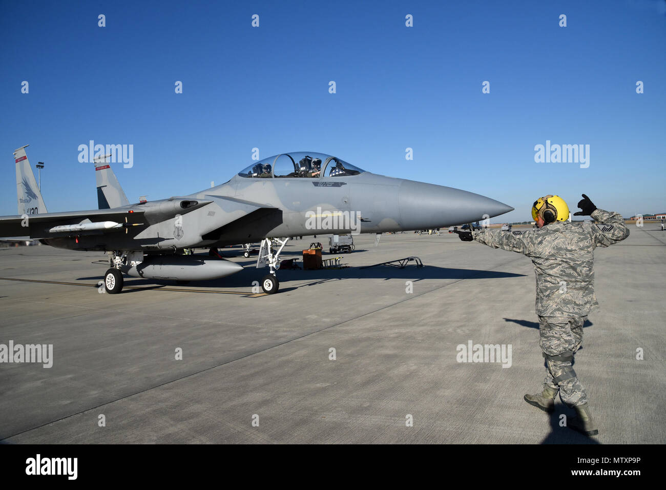 Master Sgt. Erik Peterson, 142nd Maintenance Group, gets a chance to ...