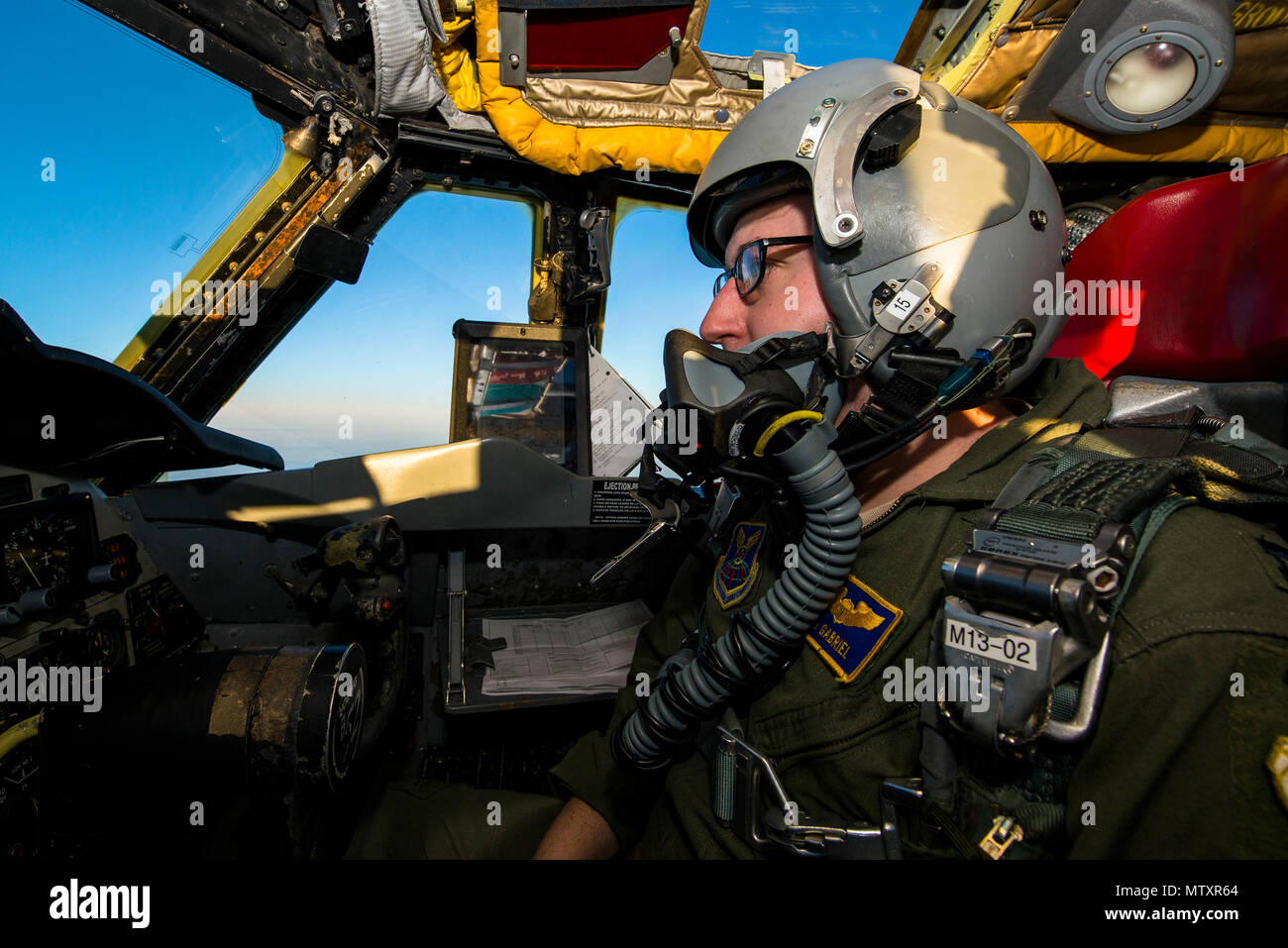 Capt. Jonathan Gabriel, 23rd Bomb Squadron aircraft commander, pilots a ...