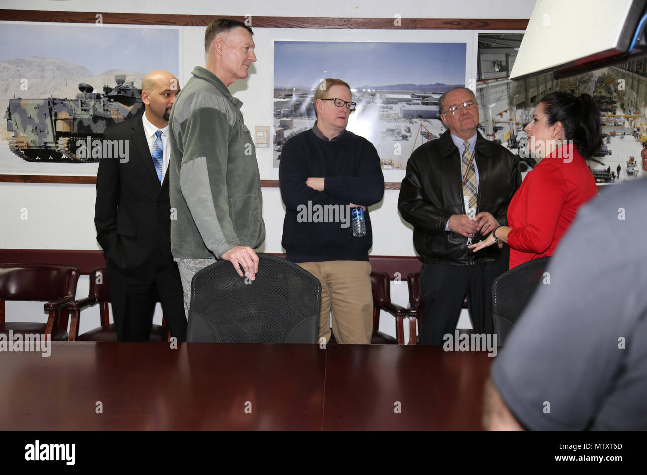 (Left) Christopher Camacho, Area Manager, DLA Disposition Services ...